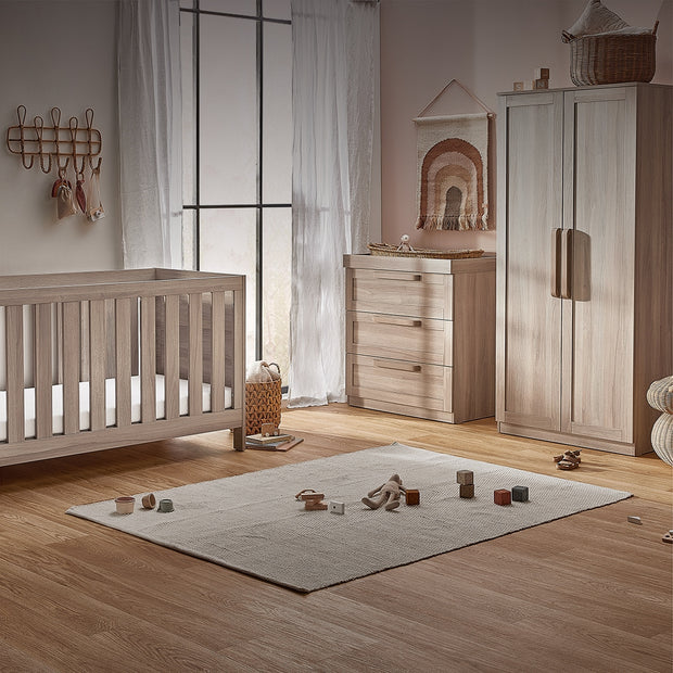 Bromley Oak Wardrobe | Nursery Furniture | Silver Cross UK