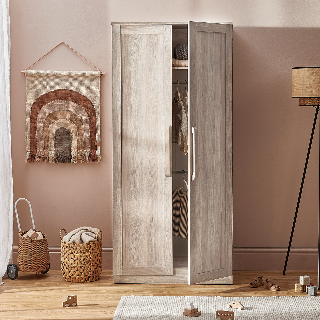 Bromley Oak Wardrobe | Nursery Furniture | Silver Cross UK