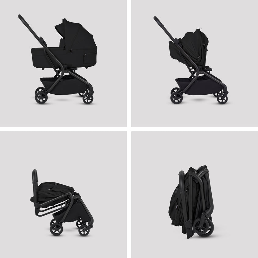Nia Onyx Stroller with Carrycot | Silver Cross UK