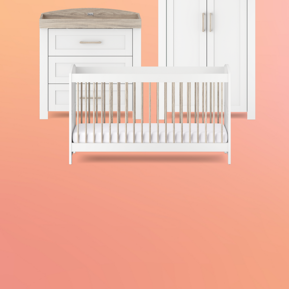 Bromley Oak Wardrobe | Nursery Furniture | Silver Cross UK